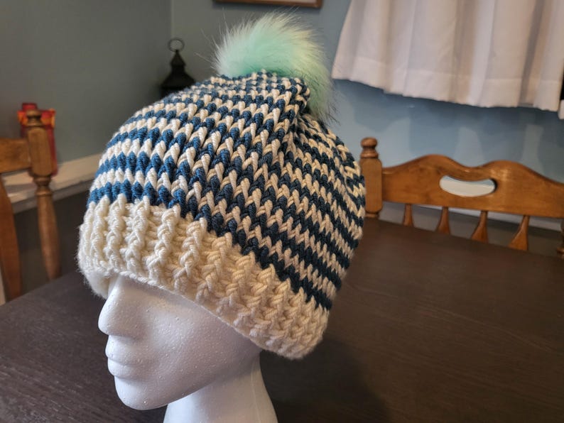 Crochet Chevron Hat Pattern - Etsy