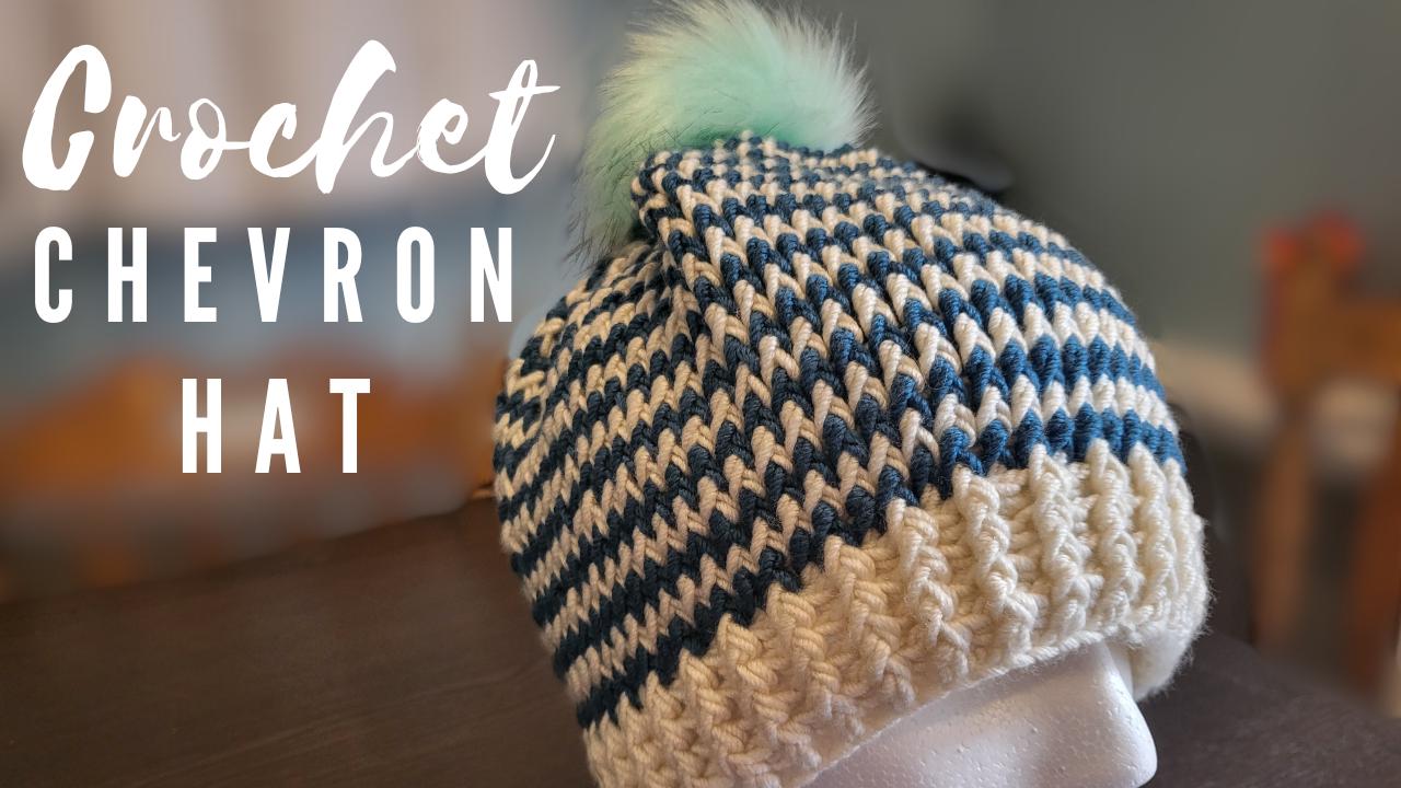 Crochet Chevron Hat Pattern - Etsy