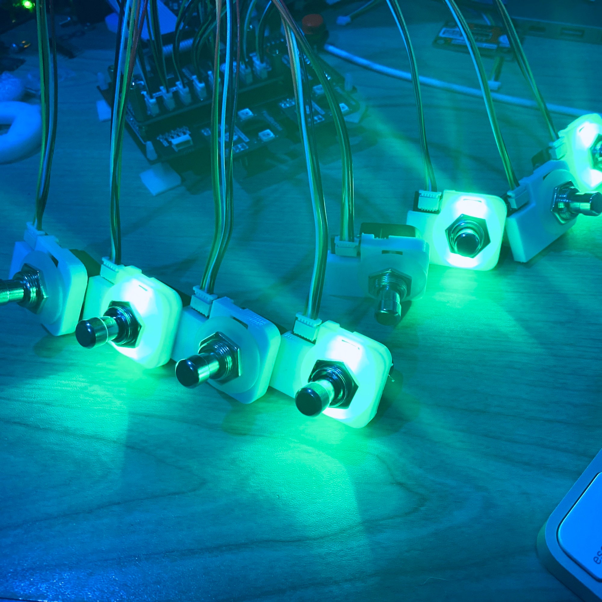 Pixelstomp, Footswitch/neopixel Combo for Arduino/teensy/esp32 - Etsy