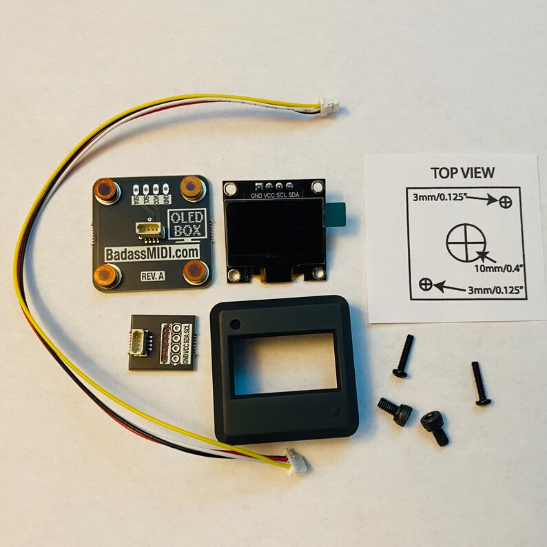 OLED BOX, 0.96 OLED Display With Mounting Case for Arduino/teensy/esp32 - Etsy