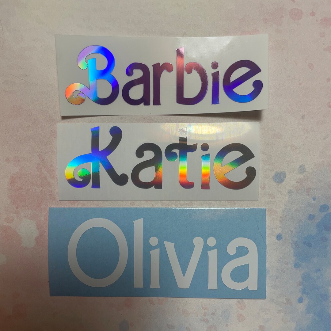 Custom Name Decal, Absolute Blonde Font, Personalized Word Decal ...