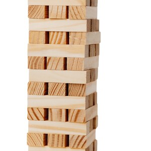 Family Block Tower Game for Kids | DIY Stickers | Digital Download - Etsy