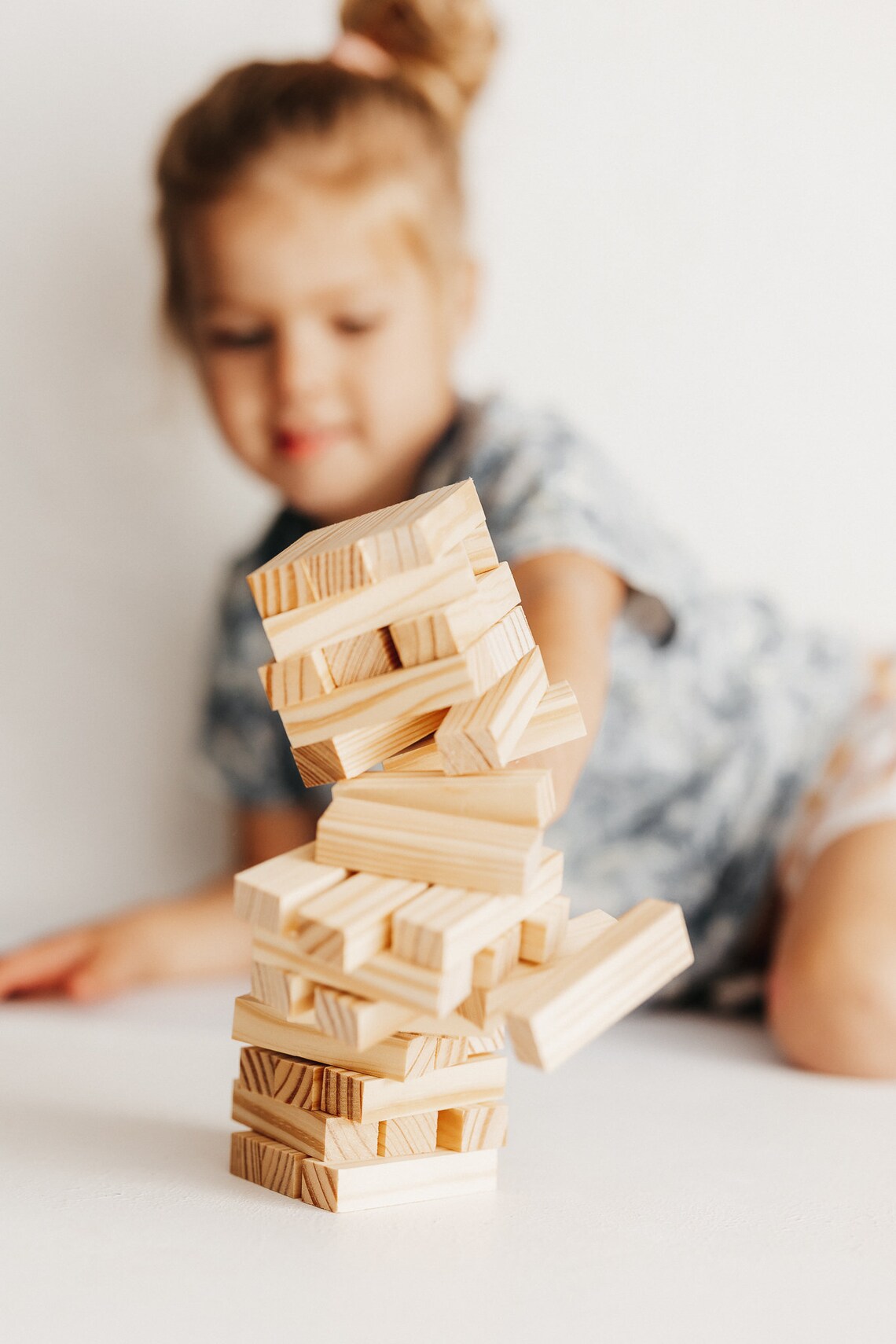 Family Block Tower Game for Kids | DIY Stickers | Digital Download - Etsy