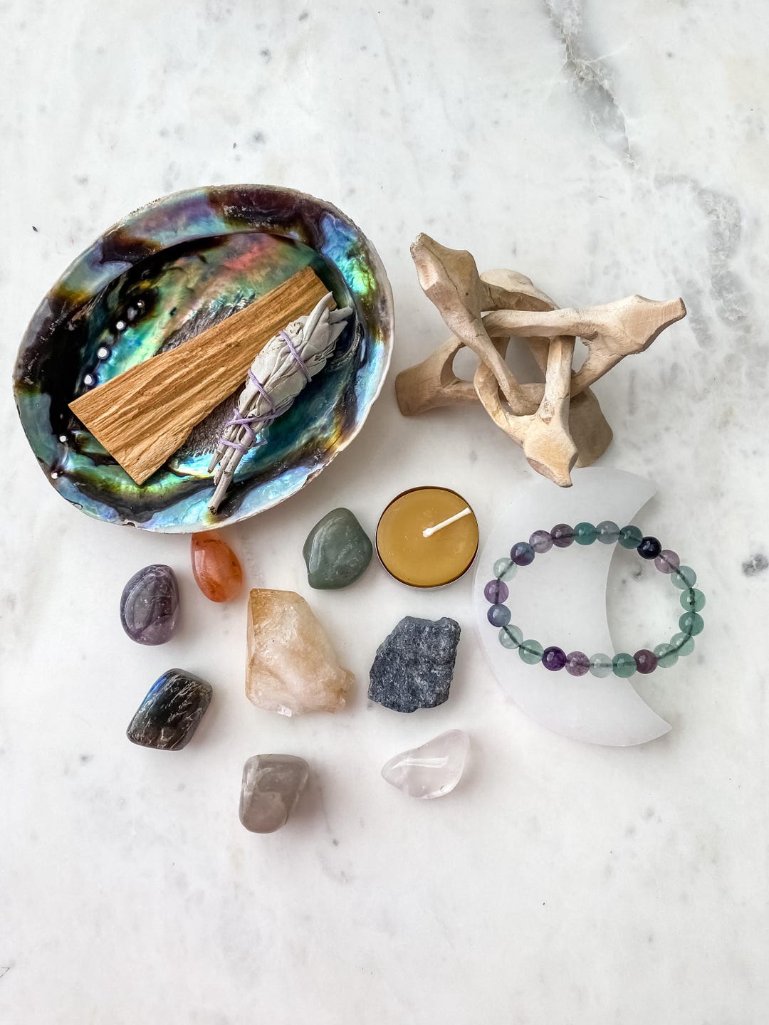 Lunar Cycle Crystal Ritual Kit - Etsy