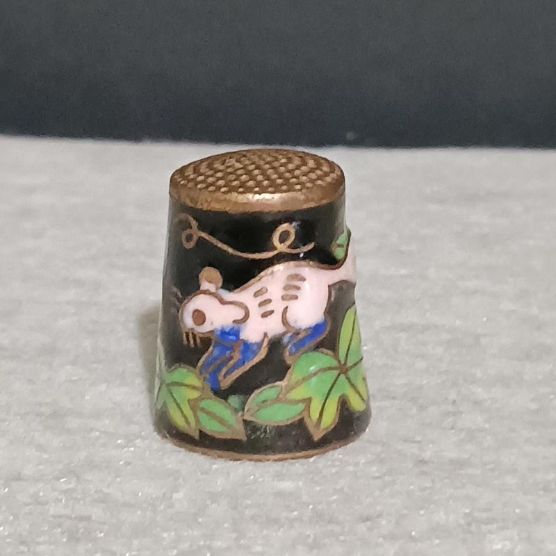 Thimble Cloisonne Enamel - Etsy