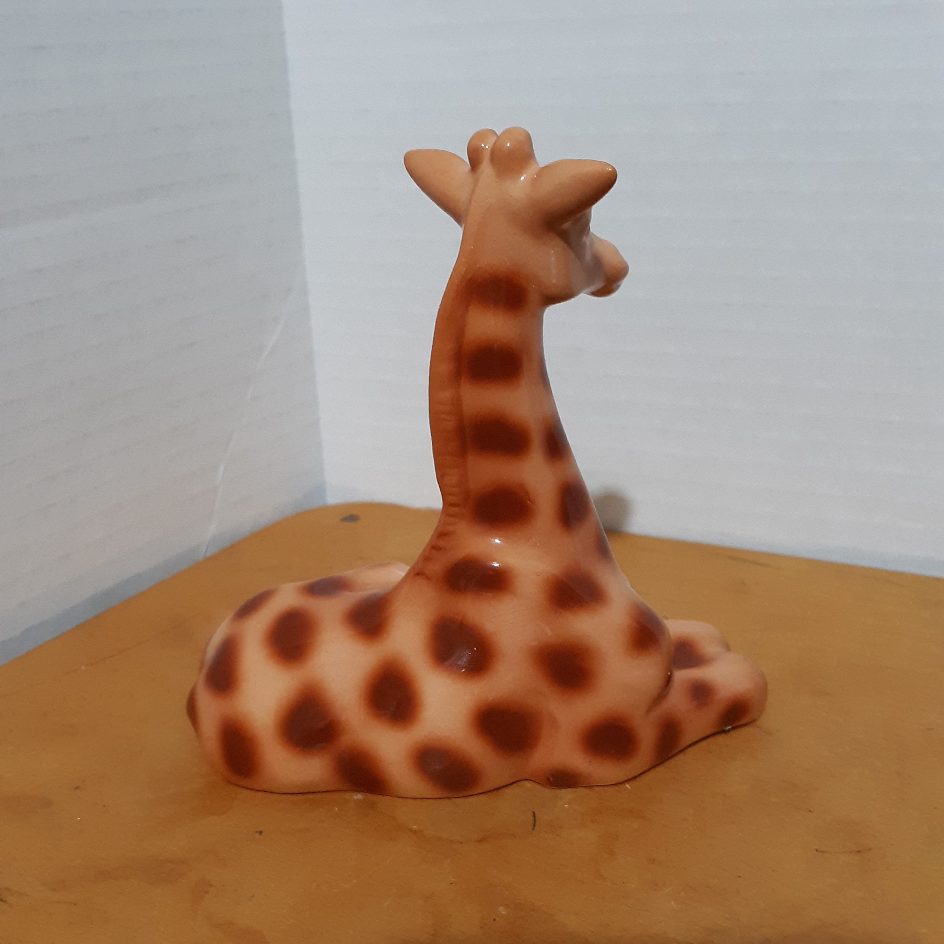 Giraffe Porcelain Figurine Made in Taiwan - Etsy