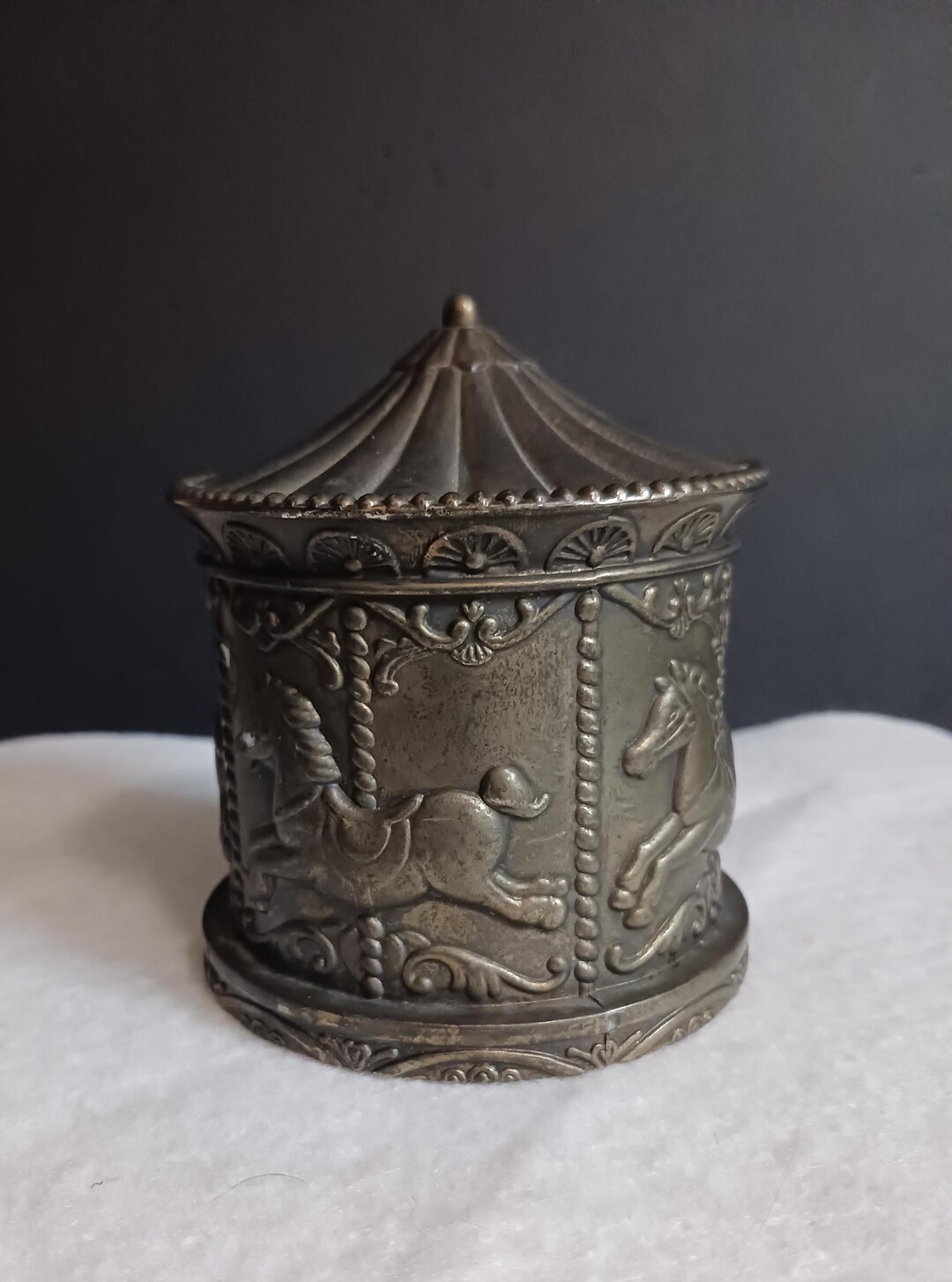Brass Carousel Bank From Hong Kong - Etsy