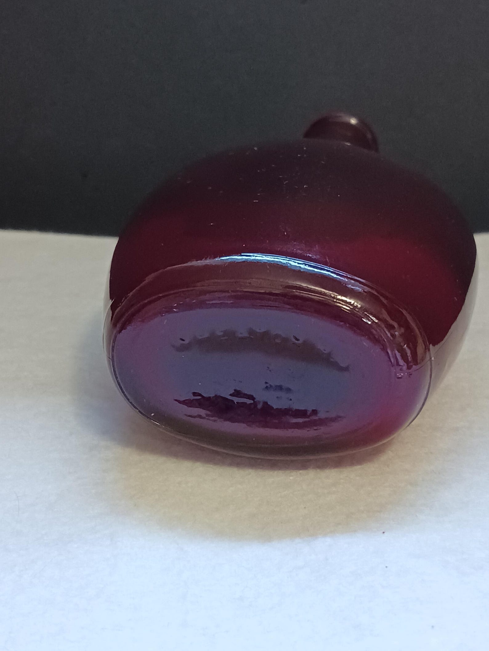 WHEATON RED BOTTLE With Crown 5.5" - Etsy