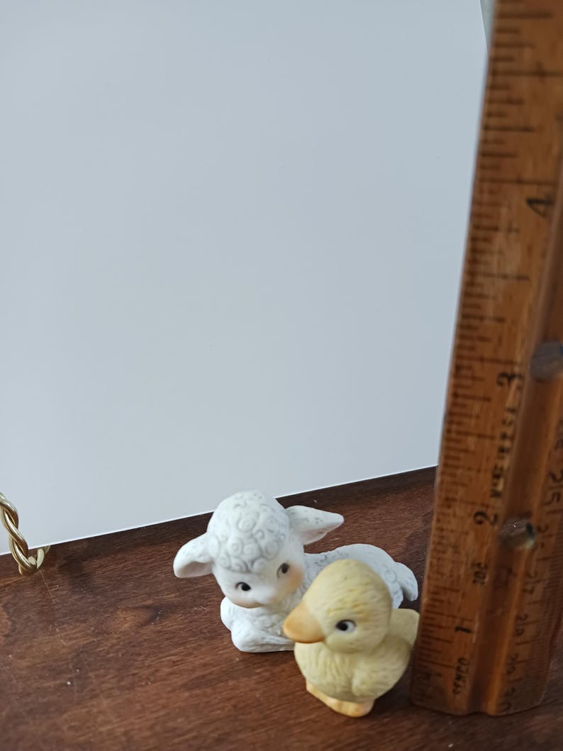 Bunny, Lamb and Duck Figurines for Easter - Etsy