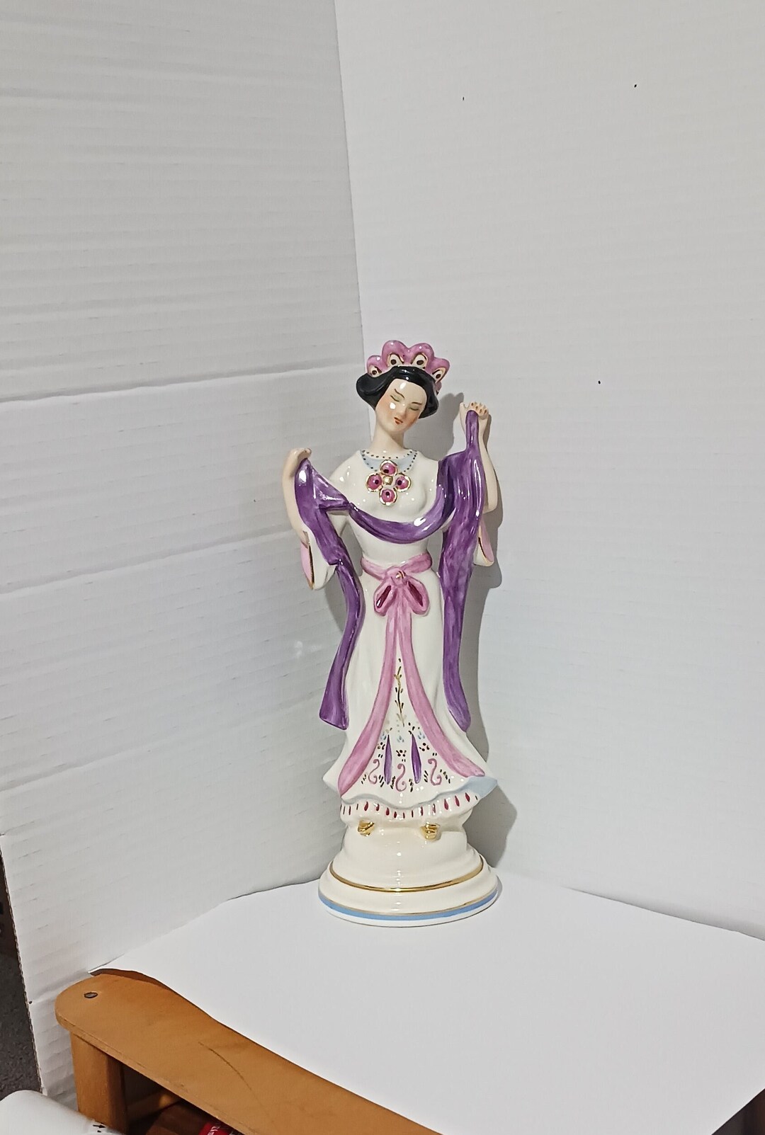 Geisha Figurine by Li San 5088A Made in USA Coventry - Etsy