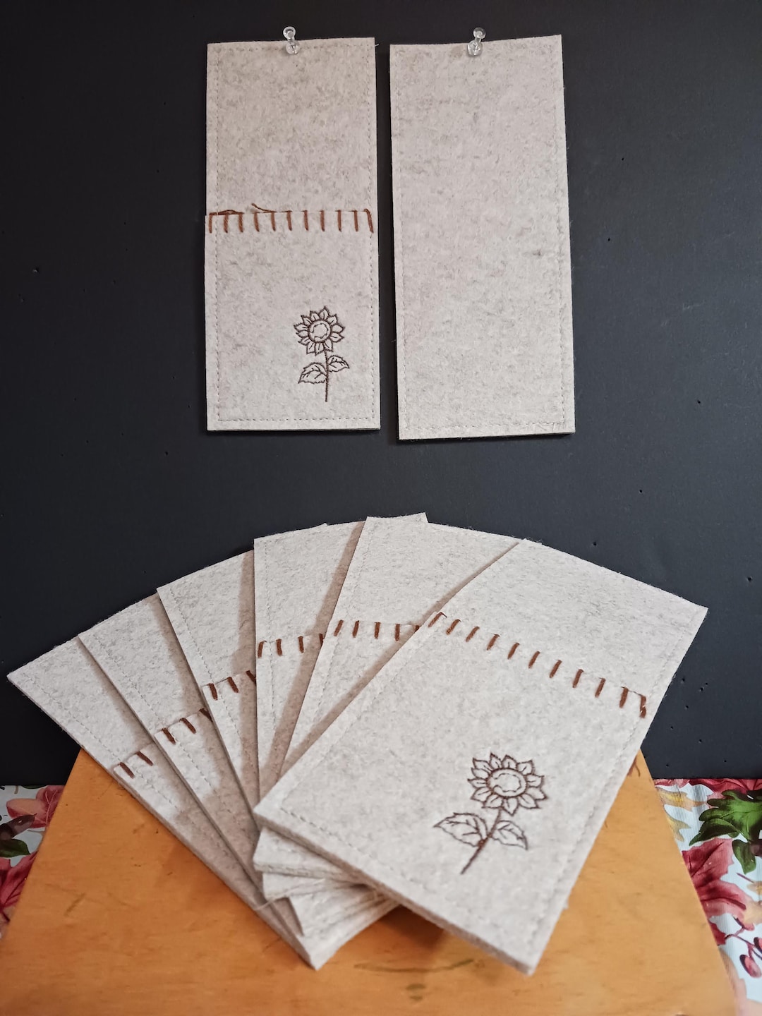 8 Heavy Felt Cutlery Holders for the Autumn and Thanksgiving Season ...