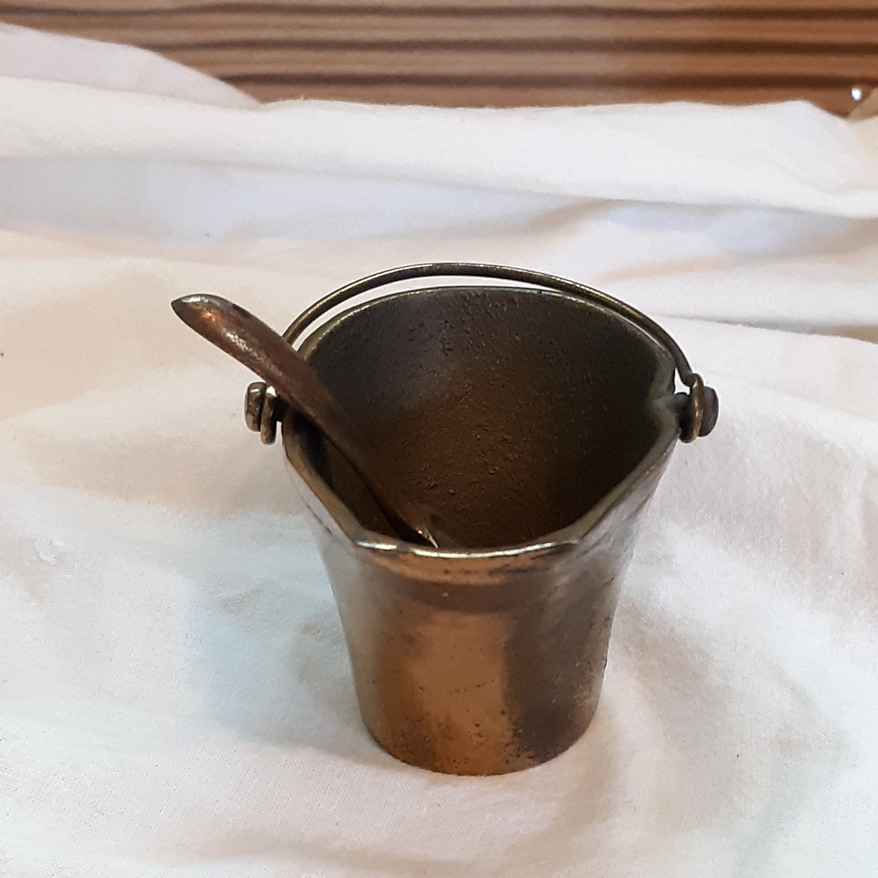Vintage Brass Small Coal Bucket and Shovel - Etsy