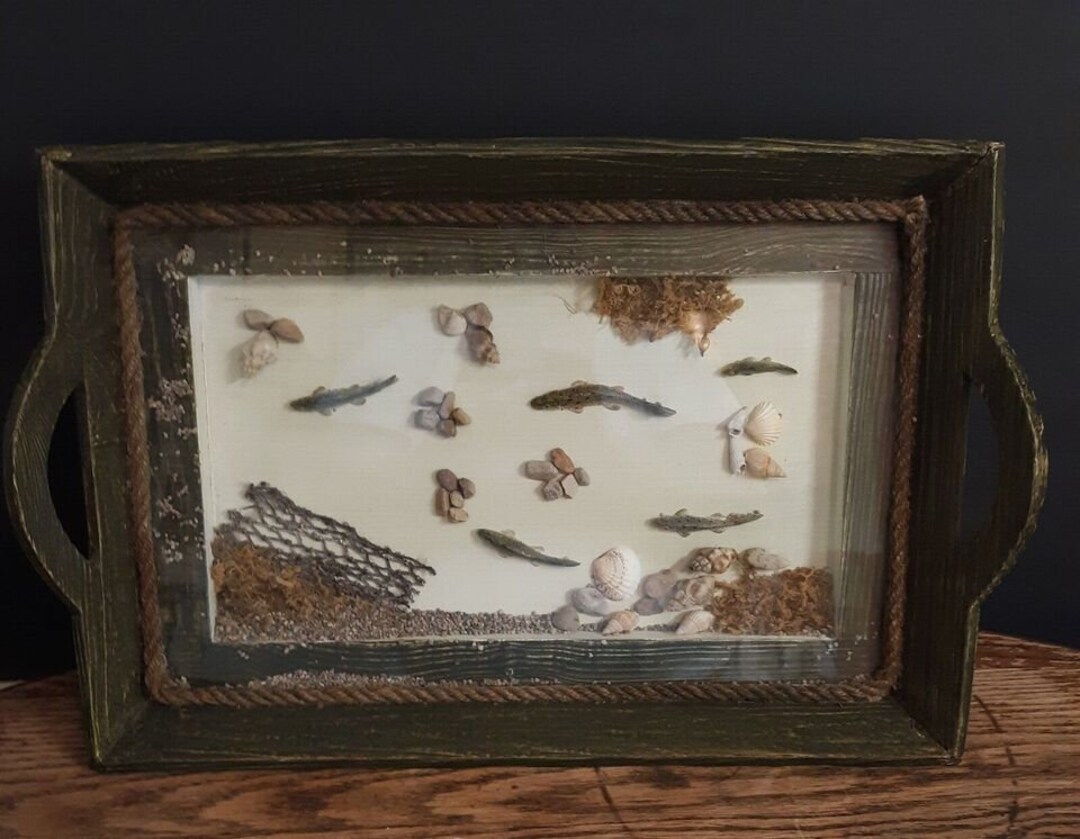 Vintage 3D Shadow Box/tray From San Francisco California - Etsy