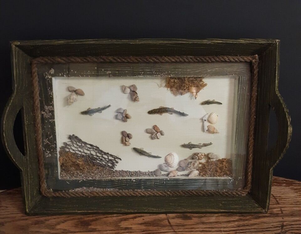 Vintage 3D Shadow Box/tray From San Francisco California - Etsy