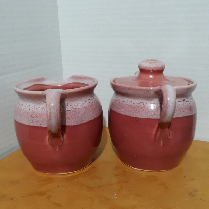 OLD FORT NC John Garrou Vintage Pottery Creamer and Sugar - Etsy