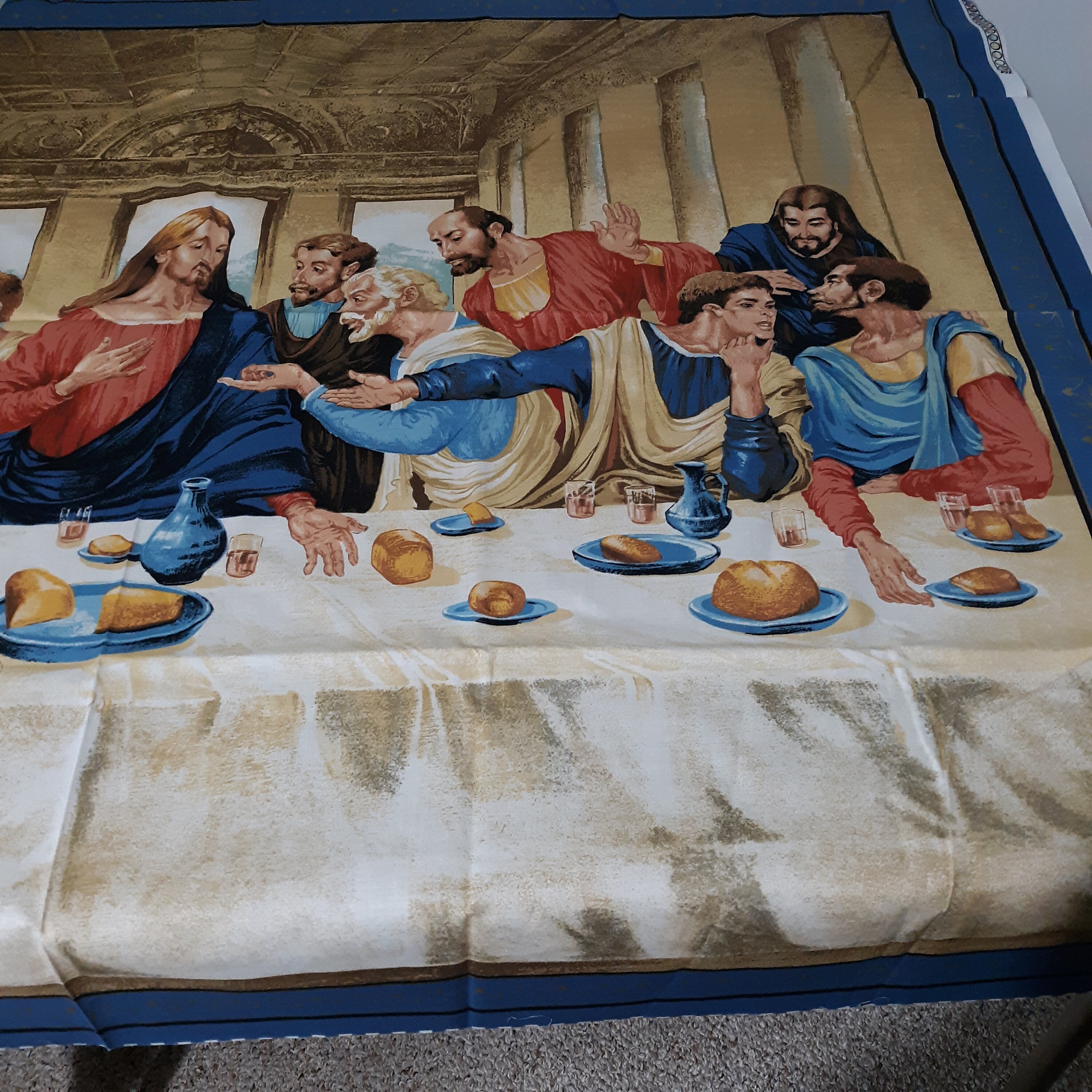 The Last Supper Fabric Panel - Etsy