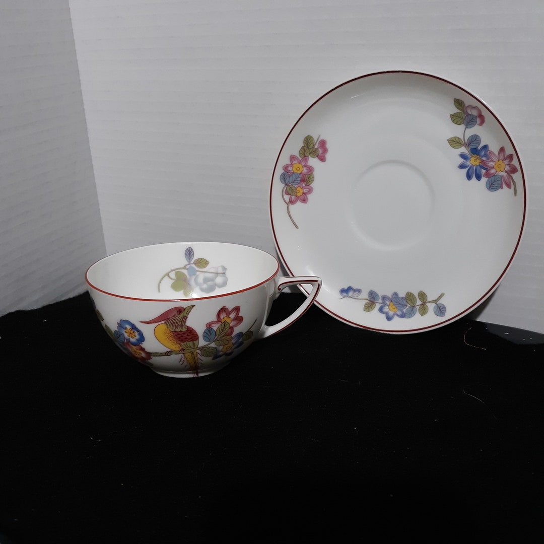 BAVARIAN Cup and Saucer Set From CROWN - Etsy
