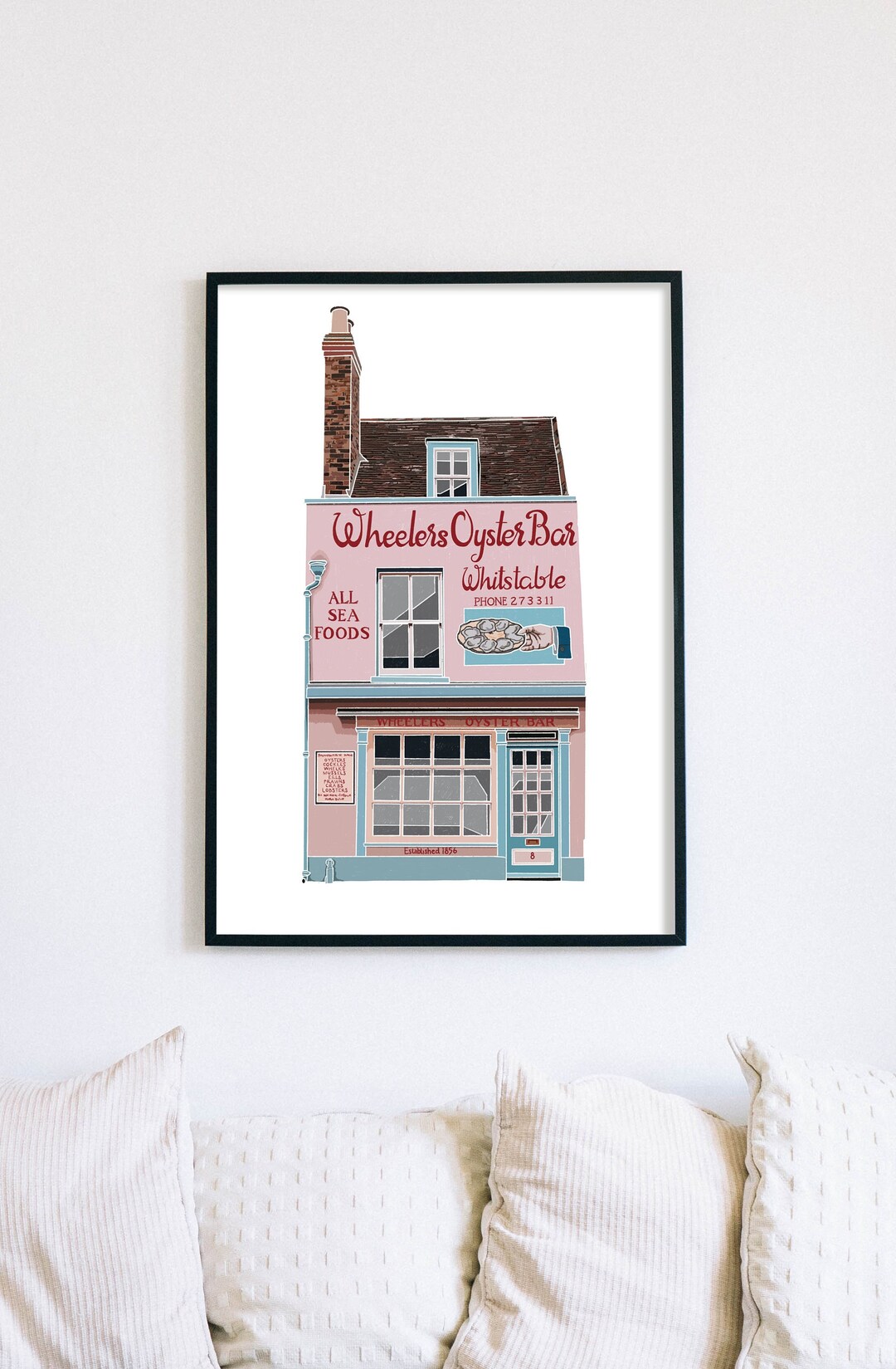 Wheelers Oyster Bar Downloadable Art Print / Whitstable / Wall Art ...