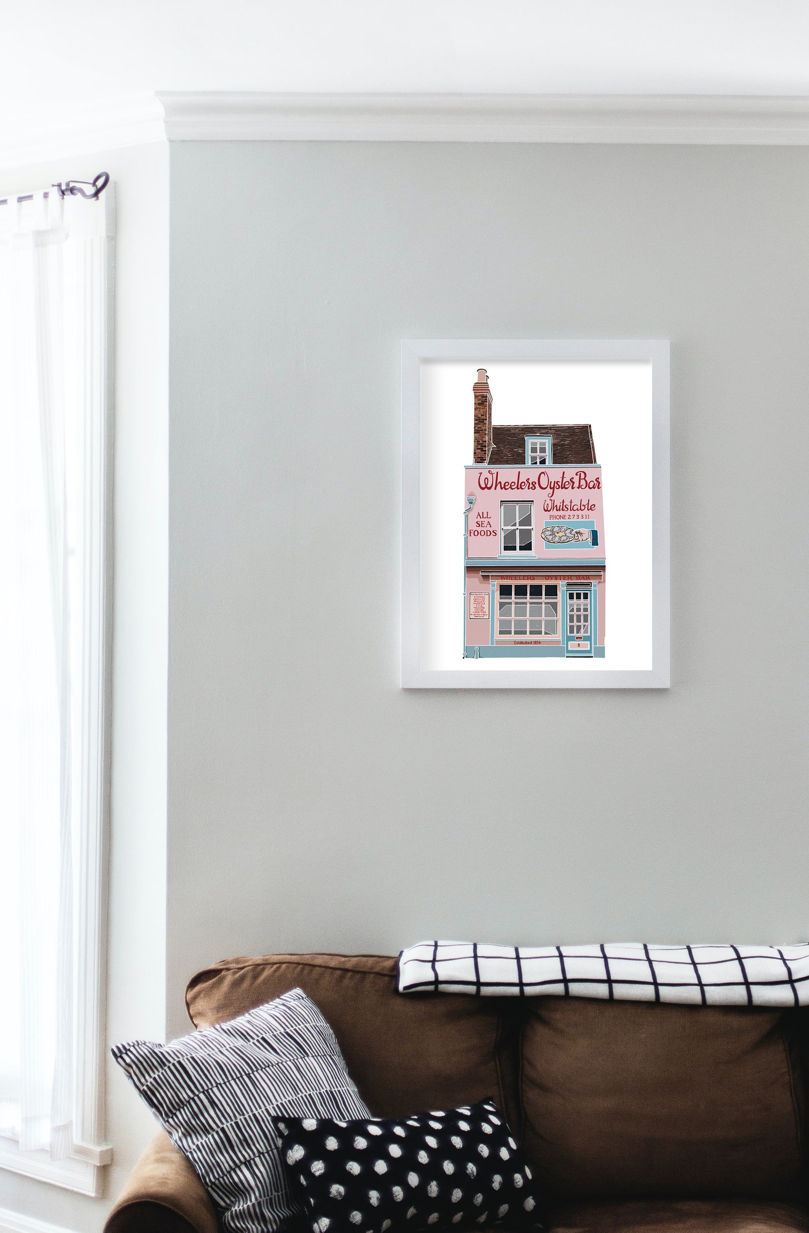 Wheelers Oyster Bar Downloadable Art Print / Whitstable / Wall Art ...