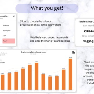 Personal Finance Dashboard - Excel Wealth Tracking Management Dashboard ...