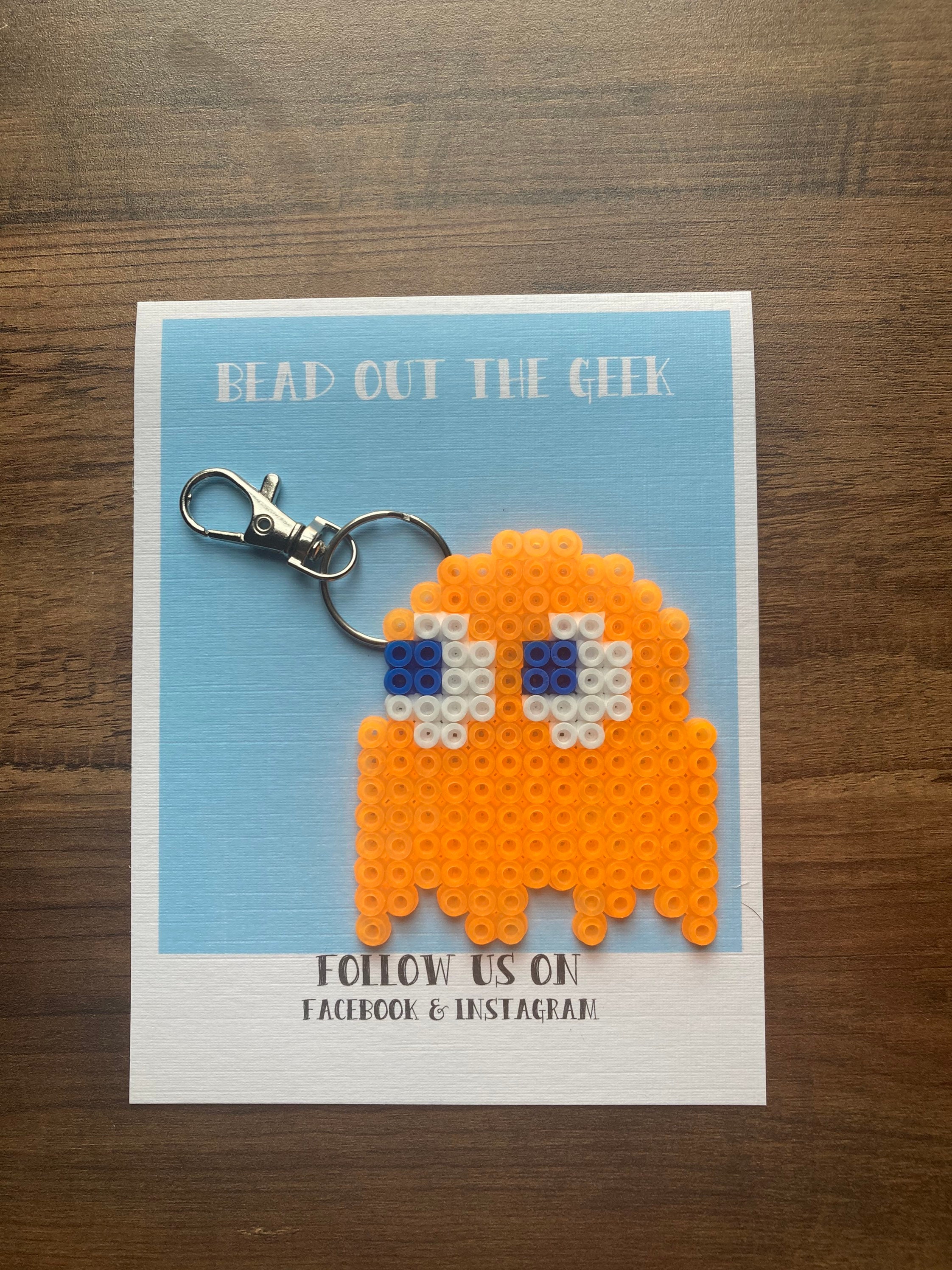Pac-man Keychain - Etsy