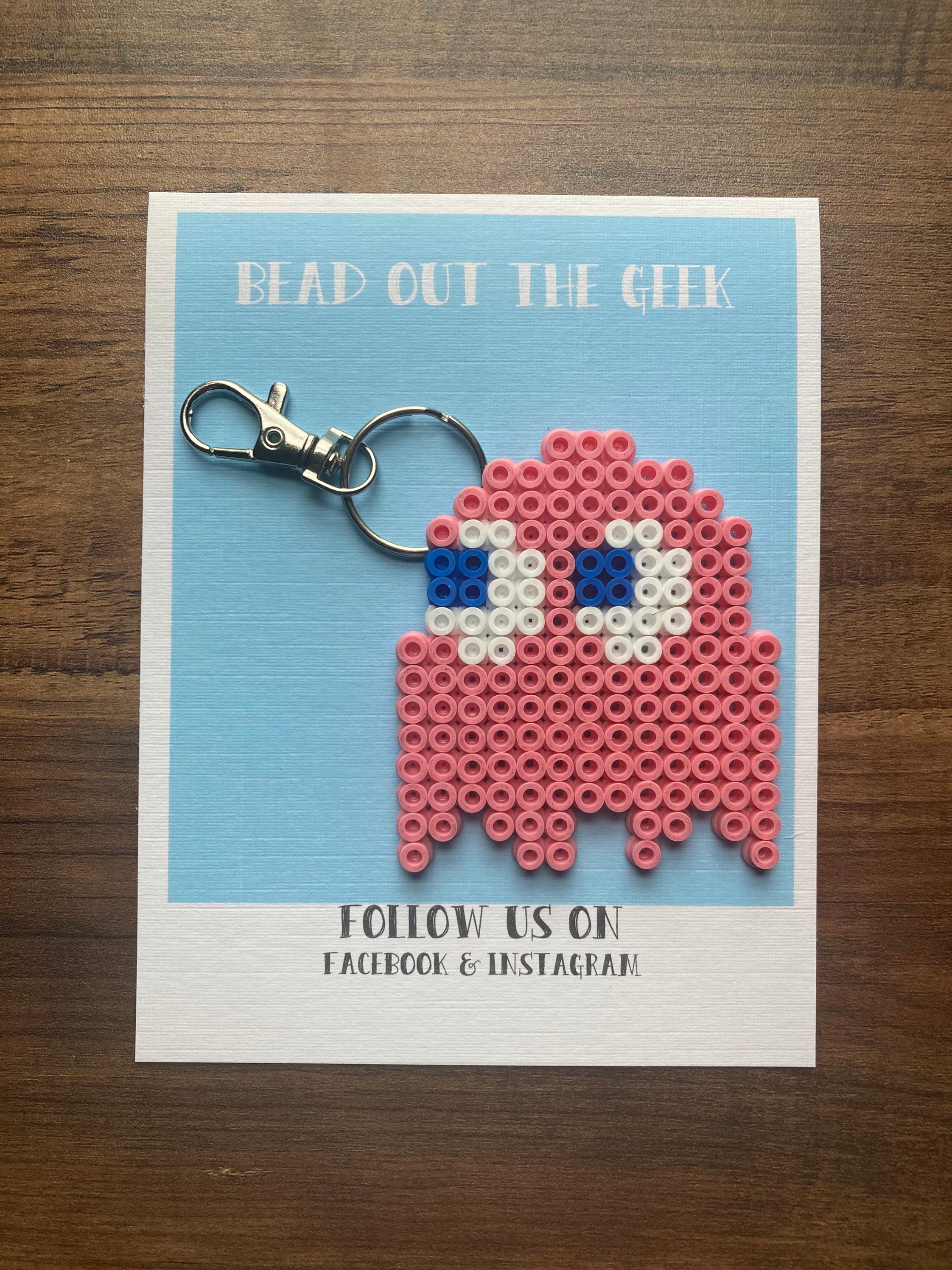 Pac-man Keychain - Etsy