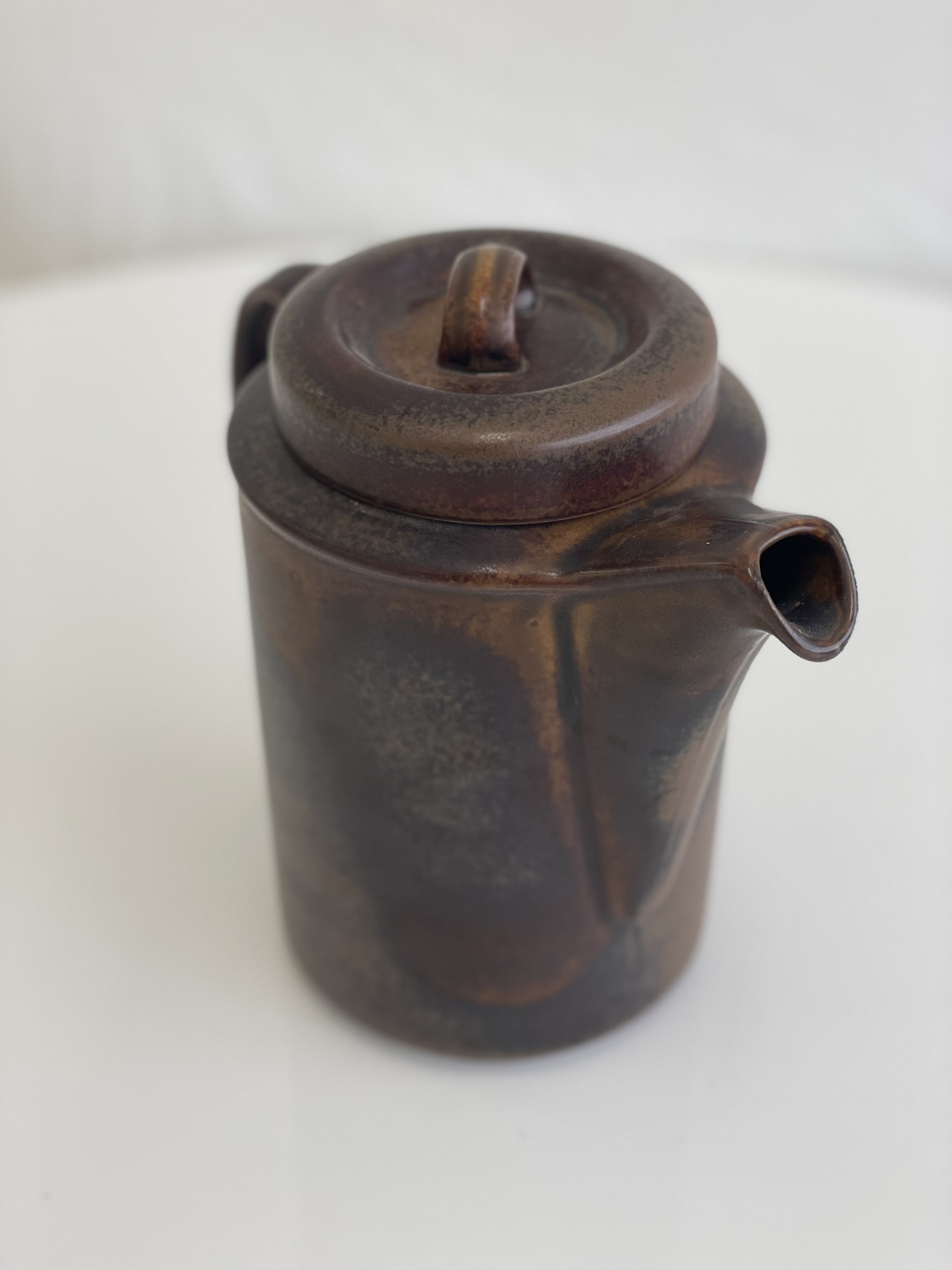 Vintage MCM Arabia Ruska Coffee & Teapot Stoneware Set, Made in Finland ...