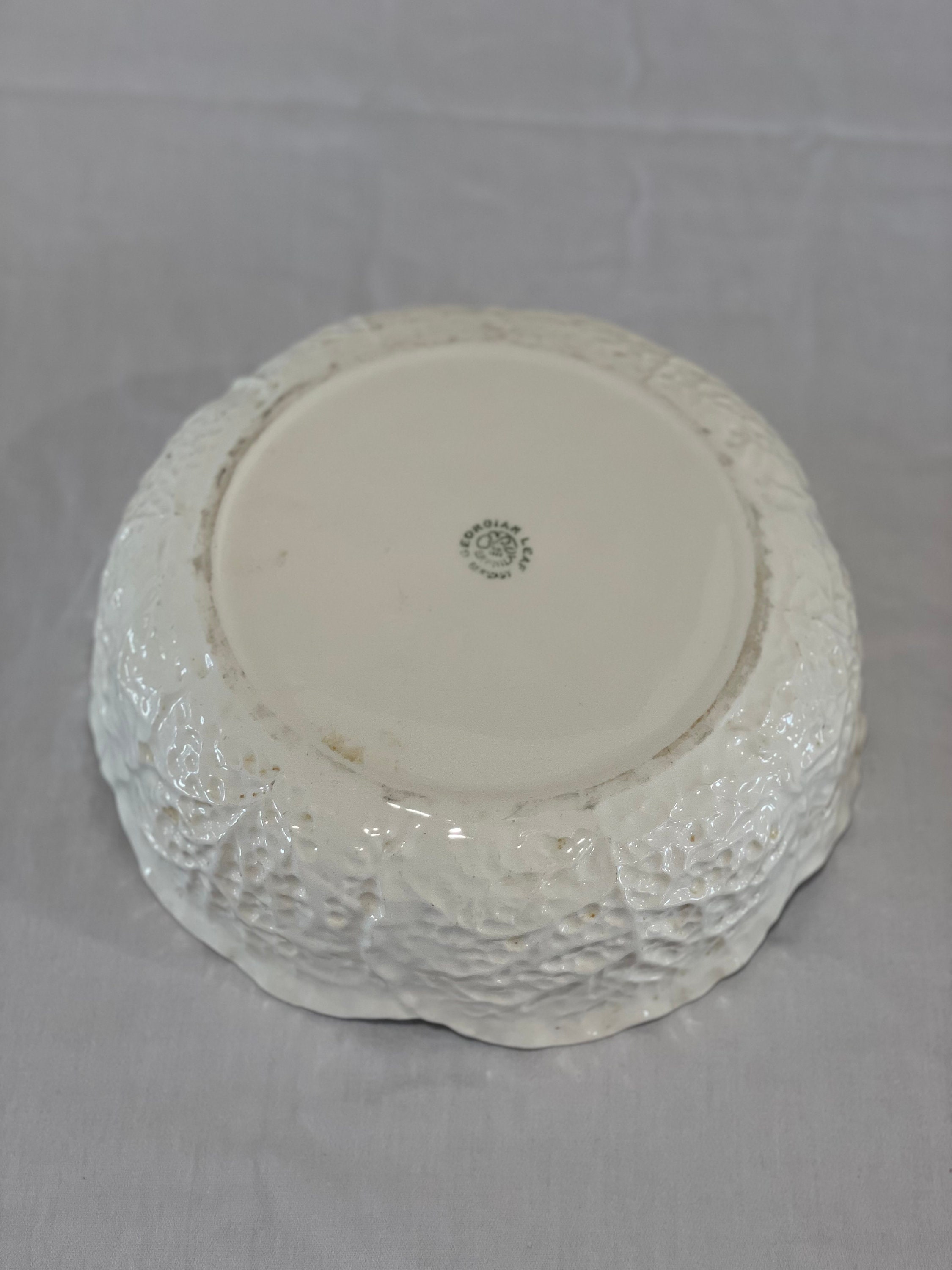 Vintage Erphila Georgian Leaf 9 Embossed Serving Bowl - Etsy