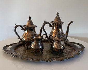 Wallace 1100 Silver Tea Set - Etsy