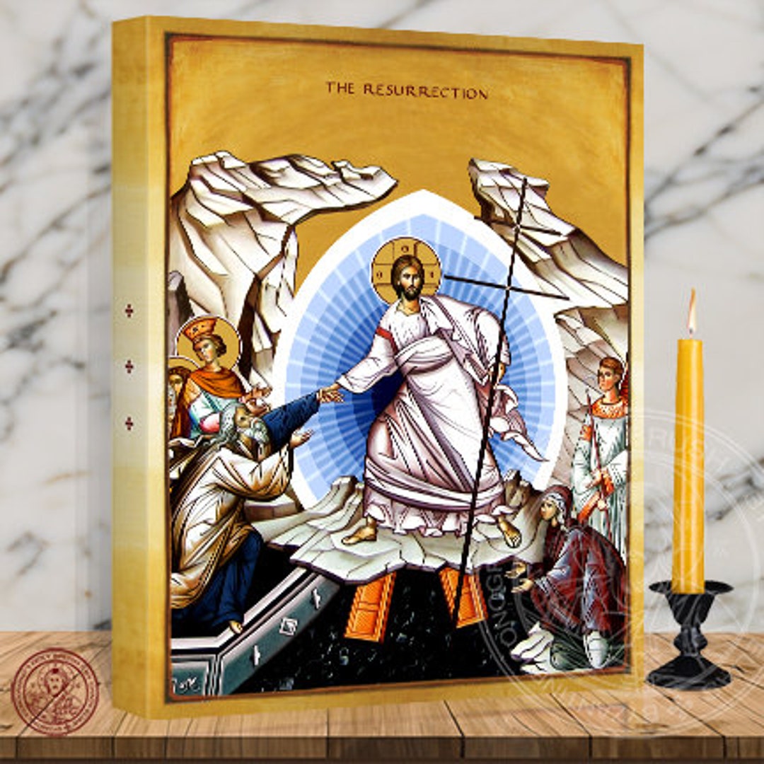 The Resurrection of Jesus Christ Icon. Harrowing of Hell Icon, Pascha ...