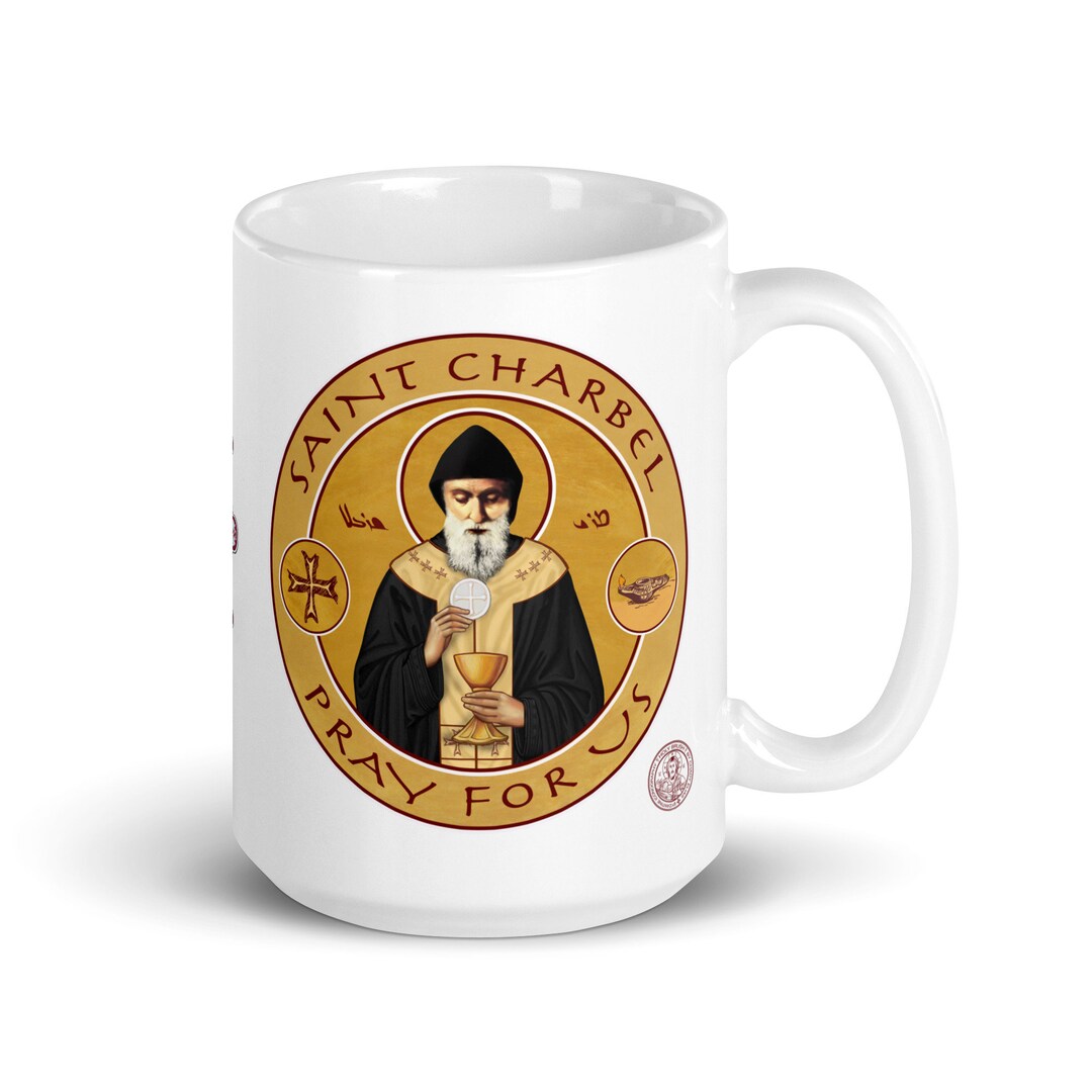 St Sharbel Priest Mug 15 Oz Saint Charbel Makhlouf is a - Etsy