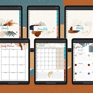 UNDATED DIGITAL PLANNER for Goodnotes, Notability, Noteshelf Multi ...