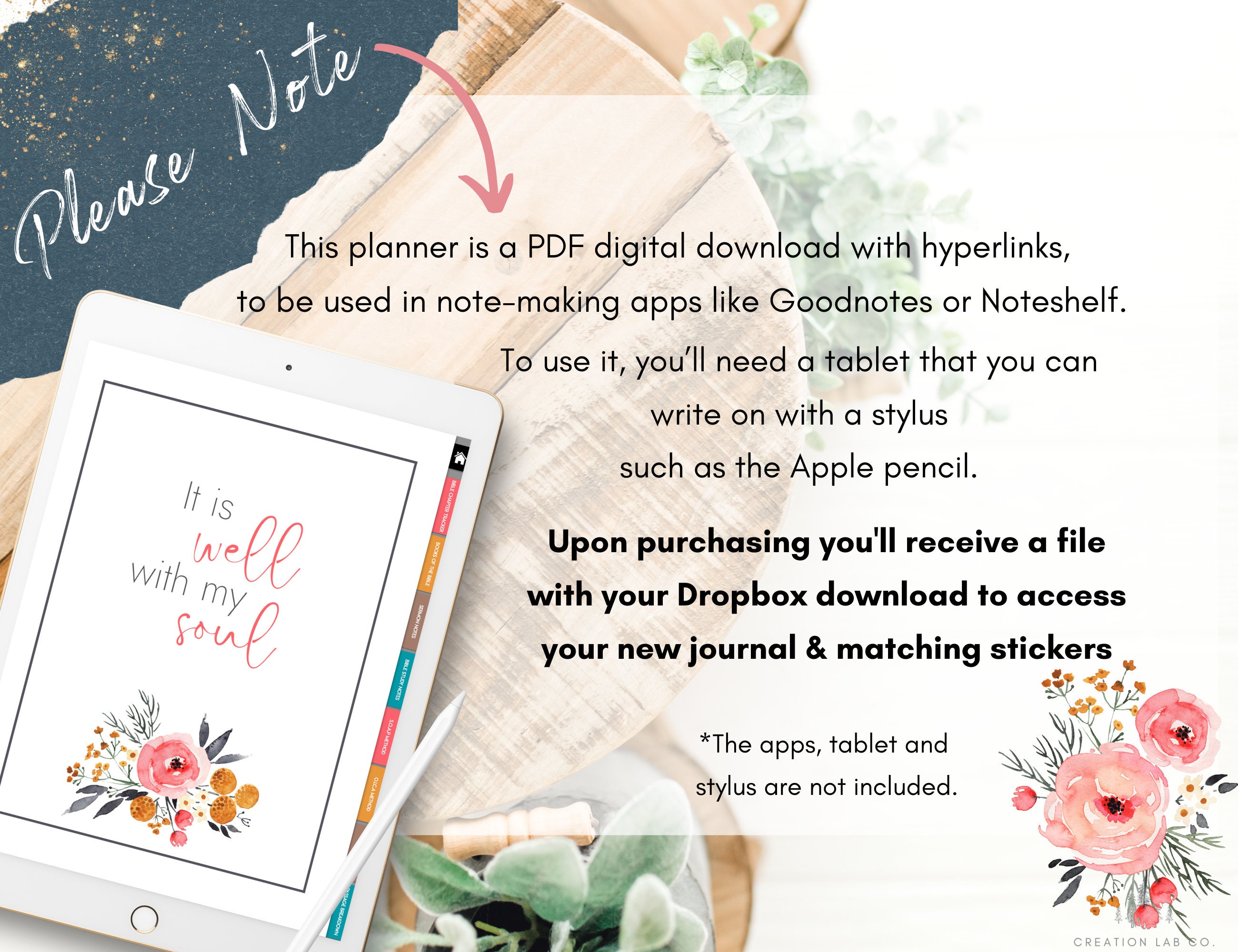 Bible Study Journal | SOAP Method | Verse Mapping | Sermon Notes ...