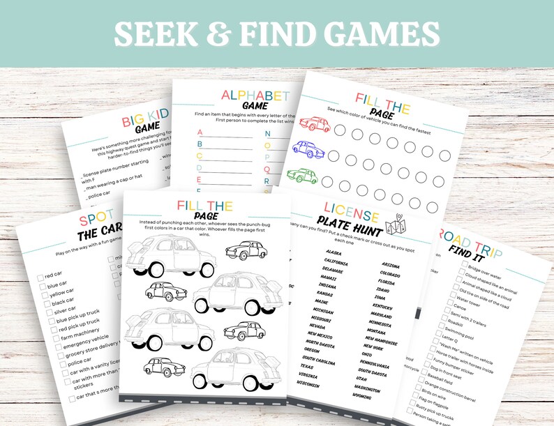 Ultimate Road Trip Bundle | Family Games | Printable Road Trip Fun ...