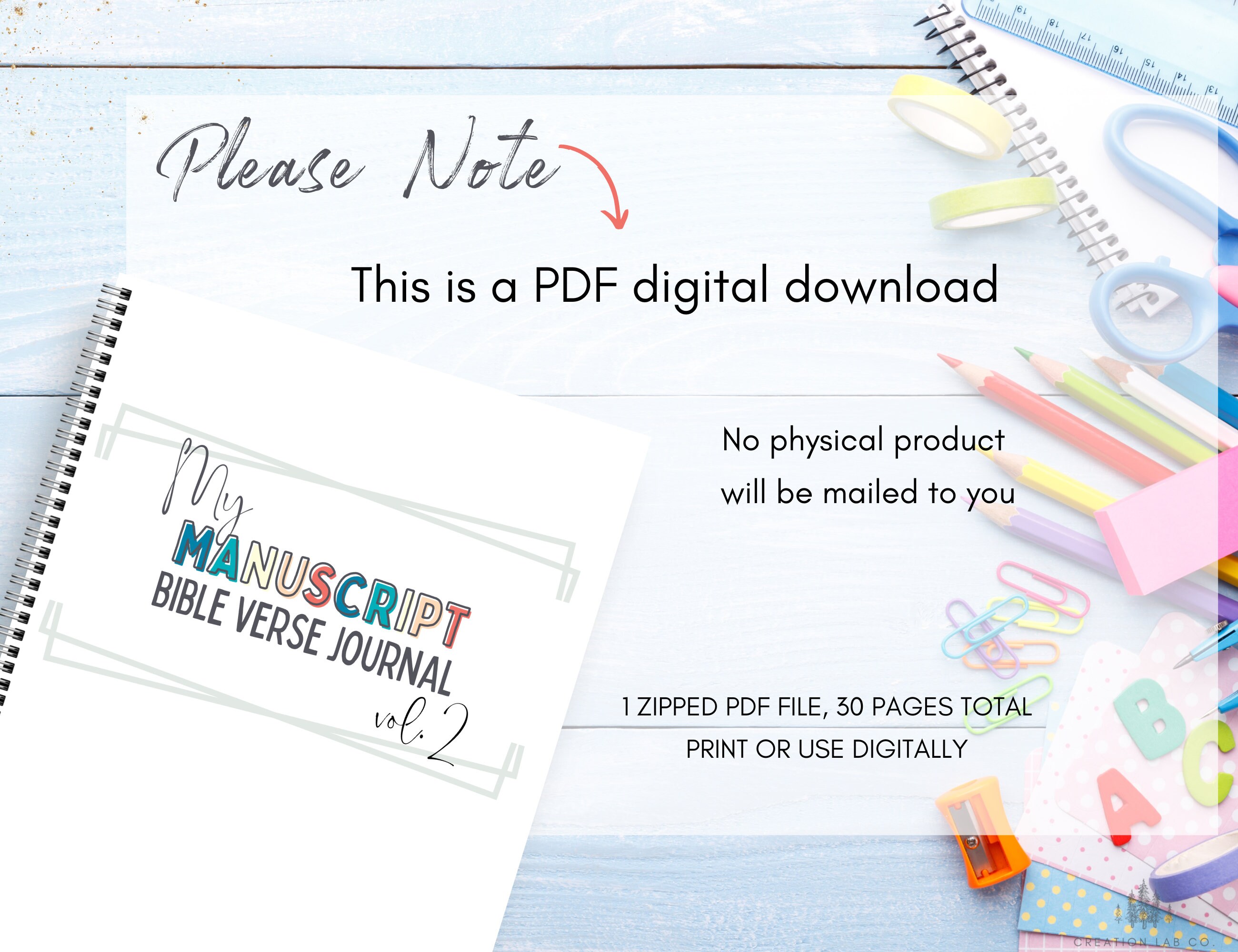 Bible Verse Manuscript Copywork Scripture Tracing Homeschool Copy Work ...