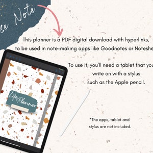 UNDATED DIGITAL PLANNER for Goodnotes, Notability, Noteshelf Multi ...
