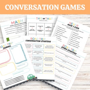 Ultimate Road Trip Bundle | Family Games | Printable Road Trip Fun ...