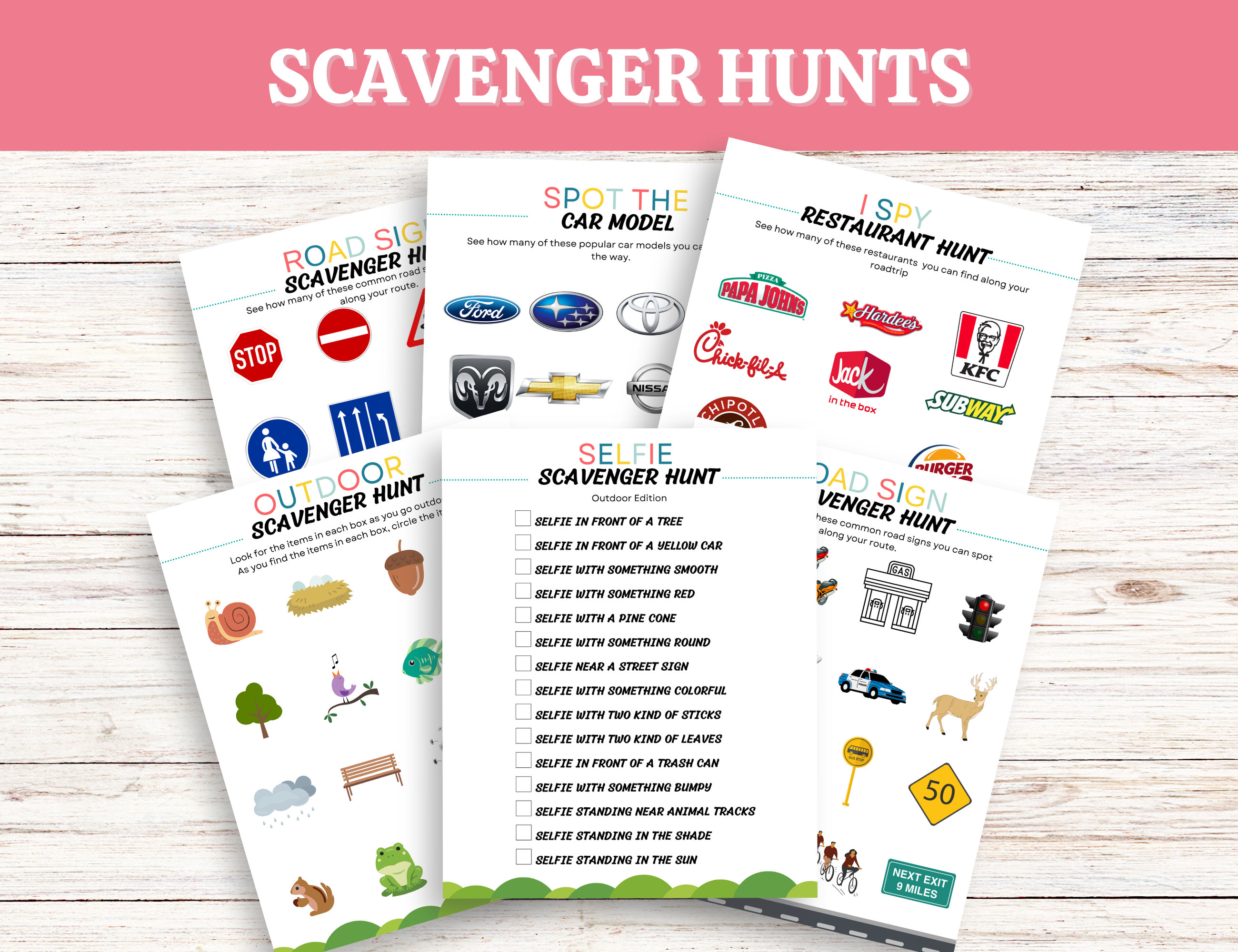 Ultimate Road Trip Bundle | Family Games | Printable Road Trip Fun ...