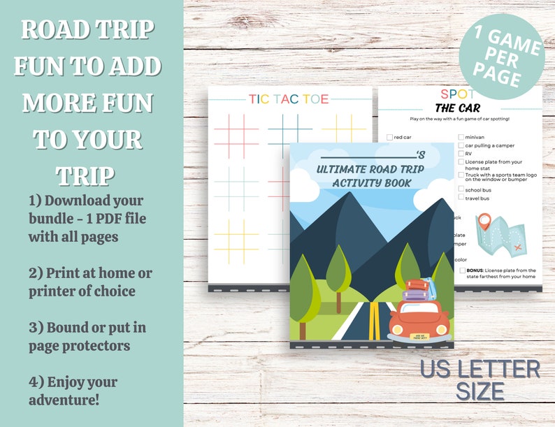 Ultimate Road Trip Bundle | Family Games | Printable Road Trip Fun ...