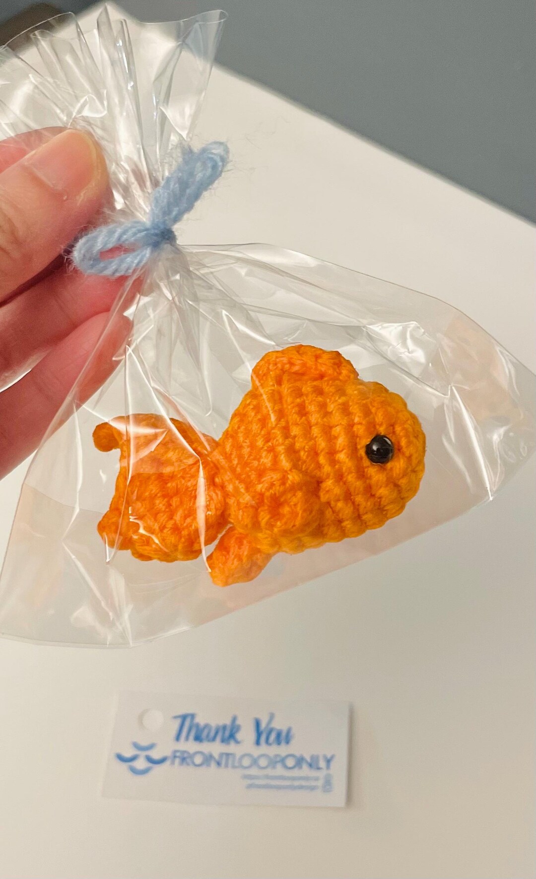 Mini Goldfish in a Bag OR Goldfish Keychain – Handmade Crochet ...