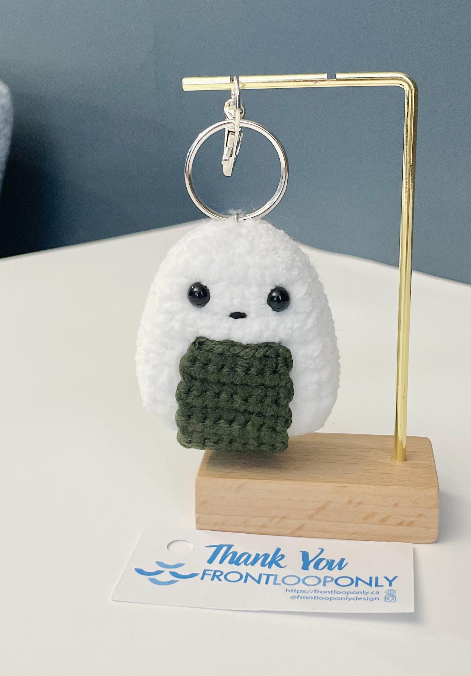 Crochet Dumpling or Sushi or Onigiri – Adorable Foodie Keychain - Etsy
