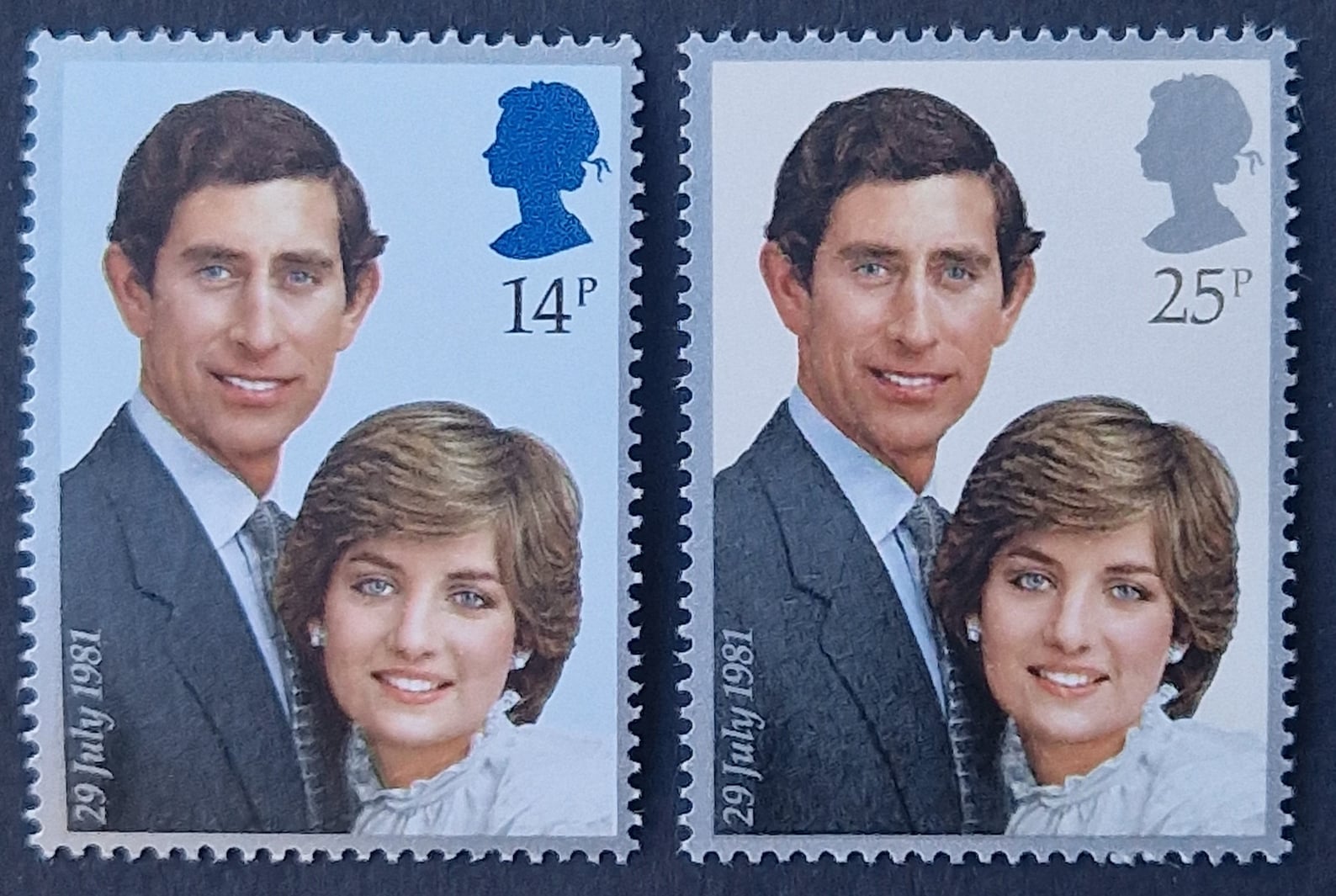 Great Britain 1981 Royal Wedding - Set of 2 Mint Stamps - Collecting ...