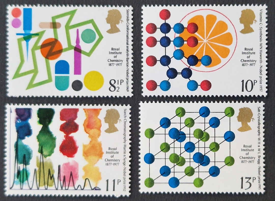 Great Britain 1977 Royal Institute of Chemistry Centenary - Set of 4 ...