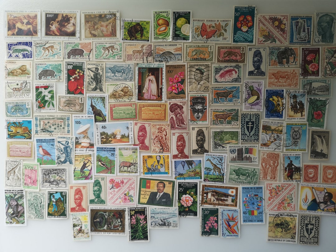 Cameroon Postage Stamps - USED & off Paper - 100 to 300 Different ...