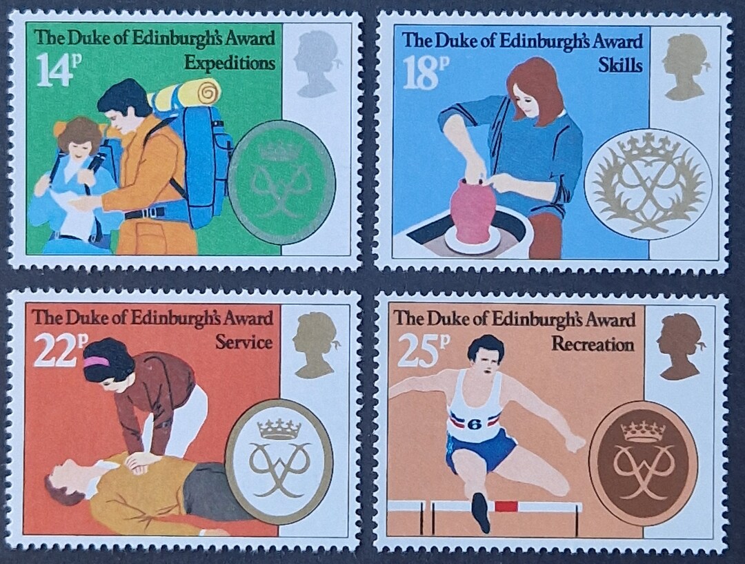 Great Britain 1981 25th Anniversary Duke of Edinburgh Awards - Set of 4 ...