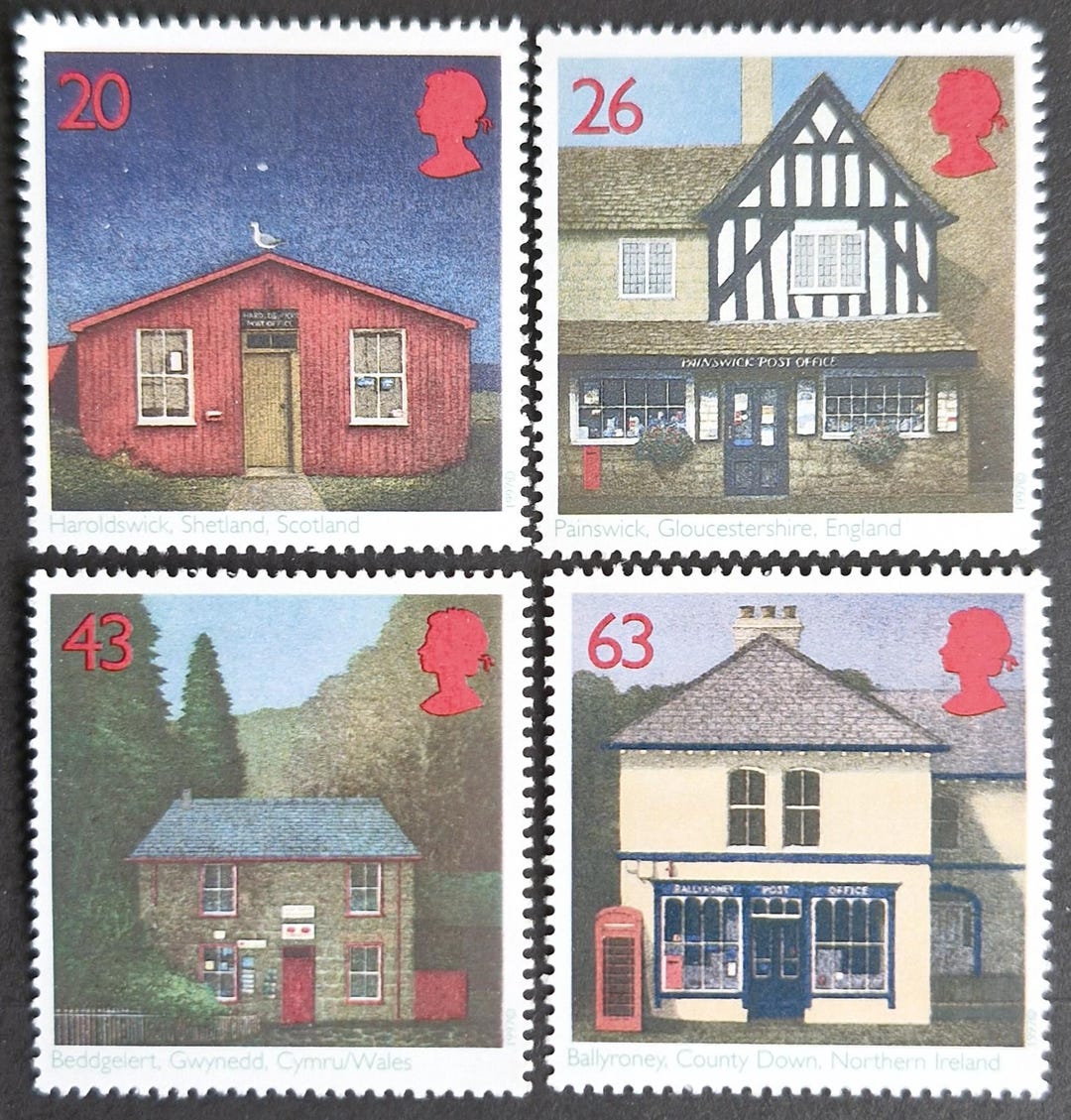 Great Britain 1997 Sub-post Offices - Set of 4 Mint Stamps - Collecting ...