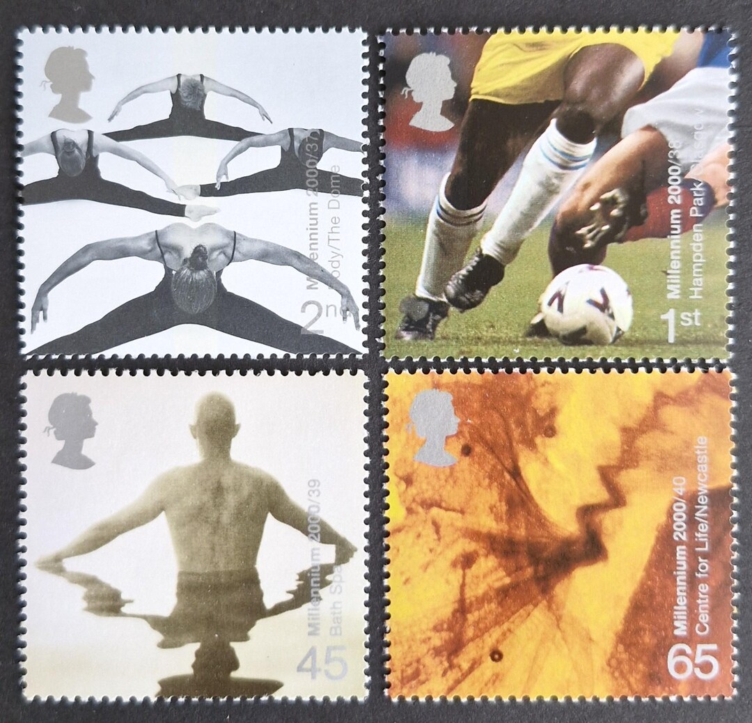 Great Britain 2000 Millennium Projects: Body and Bone - Set of 4 Mint ...