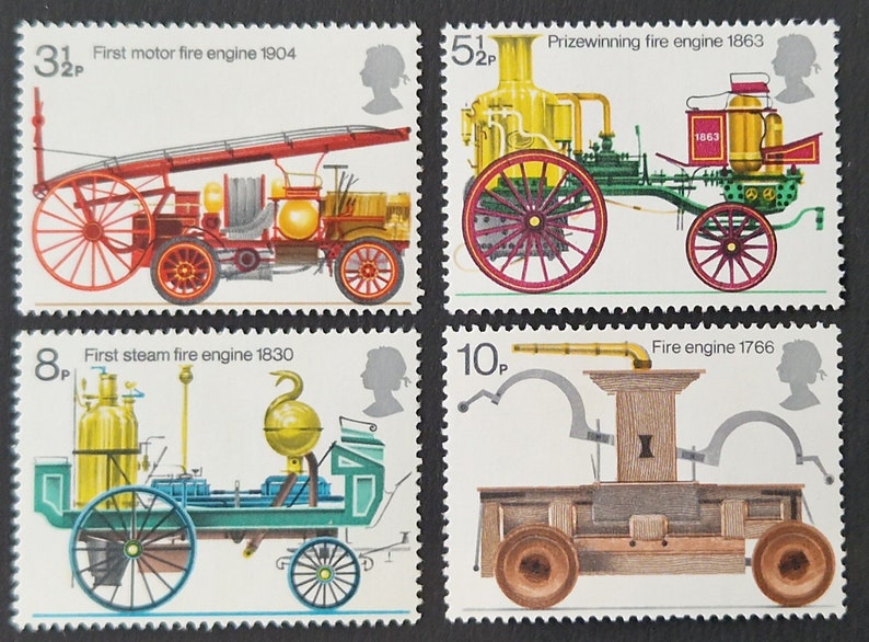 Great Britain 1974 Bicentenary of Fire Prevention - Set of 4 Mint ...