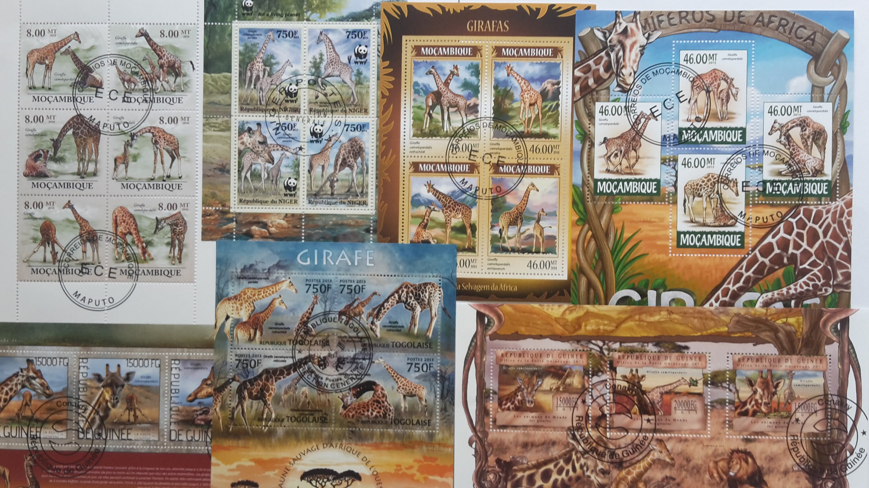 Giraffes on Postage Stamps 25 Different USED & off Paper - Etsy