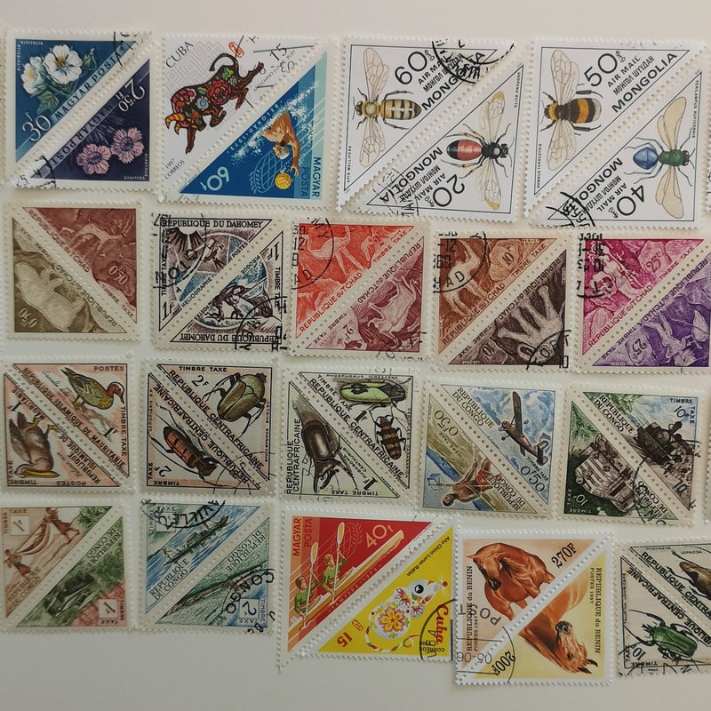 Triangle Stamp - Etsy